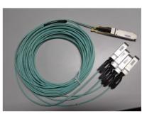 China 100G QSFP28 to 4X 25G SFP28 Active Optical Cables | High Quality and Fiber Optical Network | TK-850M28GQA-4#xxx for sale