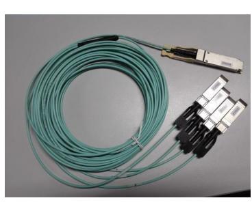 China 100G QSFP28 to 4X 25G SFP28 Active Optical Cables | High Quality and Fiber Optical Network | TK-850M28GQA-4#xxx for sale