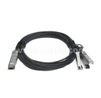 China 40G QSFP+ to 4x 10G SFP+ Breakout Cable – Ideal for Switch/Router Interconnects for sale