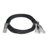 China 40G QSFP+ to 4x 10G SFP+ Breakout Cable – Ideal for Switch/Router Interconnects for sale