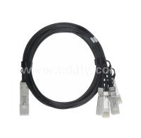 China 40G QSFP+ to 4x 10G SFP+ Breakout Cable – Ideal for Switch/Router Interconnects for sale