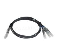 China 100G QSFP28 to 4x 25G SFP28 Passive DAC Breakout Cable – 100GbE, SFF-8636/8402 for sale