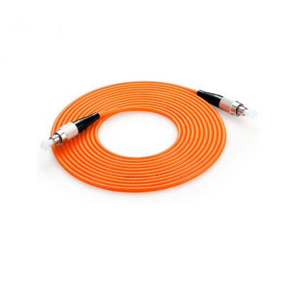 China FC To FC OM1 62.5/125um 3.0mm Simplex Orange Multimode Fiber Optic Patchcord for sale