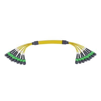 China 96F 192F Fiber Optic MPO MTP Breakout Cable Singlemode for sale