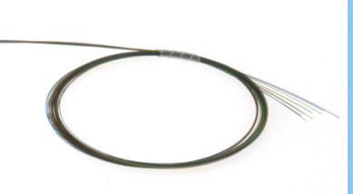 China Bare Fiber 250um Micro PLC Splitter SM G657A1 with 0.25mm Fiber Cable for sale