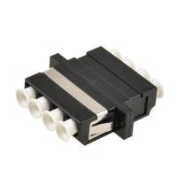 China PC GF Plastic Duplex Multimode Lc Connector Black Quad LC Plastic for sale