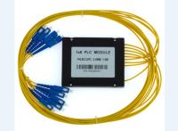China 2.0mm Fiber Optic PLC Splitter ABS PLC Splitter Module Box Optical Splitter 1X8 for sale