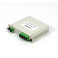 China 1x4 SC/APC Single Mode G657A1 LGX Cassette Type Fiber Optic PLC Splitter in FTTx for sale