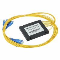 China 1x8 SC/UPC Single Mode ABS PLC Splitter 2.0mm G652D LSZH 1M FTTx for sale