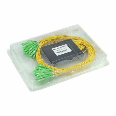 China 1x64 SC APC Single Mode 2.0mm G652D LSZH 1M ABS PLC Splitter Telecom for sale