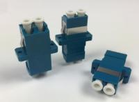 China LC Dx Sm With Flange Fiber Optic Adapter Fiber Optic Cable Connectors for sale