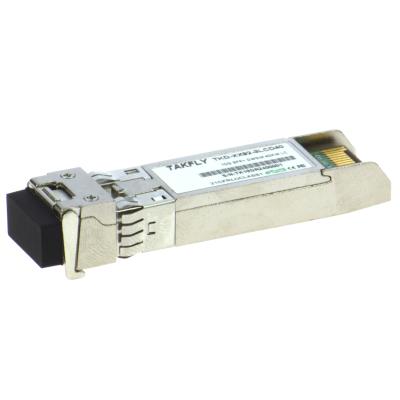 China 10G DWDM SFP+ Transceivers 40KM 16dB EML C-Band 50GHz 100GHz 200GHz ITU Grid for sale