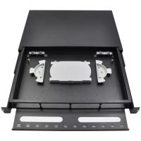 China Sliding Type 1U SC Optical Fibre Frame Fusion Splicing Patch Odf Fiber Panel for sale