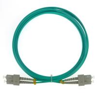 China Sc Upc To Sc Upc Duplex Multi Mode Fiber Optic Patchcord 50/125um OM3 3.0mm LSZH Fiber Optical Jumpers for sale