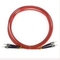 China ST/UPC Duplex SM OS2 G652D 3.0mm LSZH Fiber Optic Patchcord for sale