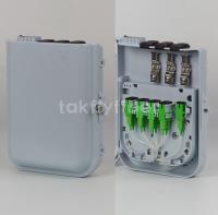 China 8 Ports LC SC Wall Mount Fiber Optic Termination Box  For FTTH for sale