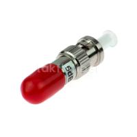 China SM Low Loss Fiber Optic Attenuator 1-30dB ST UPC APC Male to Female for Optical Signal Reduction for sale
