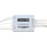 China 18CH Micro CWDM Aluminum Mini Box Mux Demux Singe Fiber LC UPC 1270nm 1610nm for sale