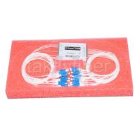 China 18CH Micro CWDM Aluminum Mini Box Mux Demux Singe Fiber LC UPC 1270nm 1610nm for sale