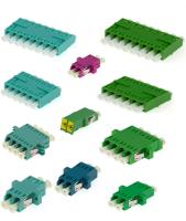 China LC SC FC ST MU MTRJ MPO Simplex Duplex Quad Singlemode Multimode OM3 OM4 Fiber Optic Adapter for sale