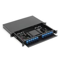 China 12 to 144 Ports 19 Inch Rack Mount Slidable ODF With SC LC Interface for sale