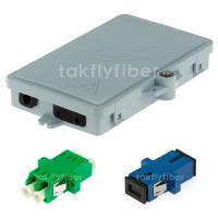 China 2 Core FTTH Indoor Optical Fiber Terminal Box RJ45 CAT5e MDF for sale