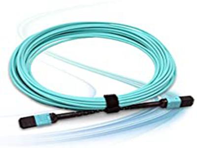 China 12 Core OM3 Type A LSZH 3.0mm MPO MTP Trunk Cable Fiber Optic Patchcord for sale