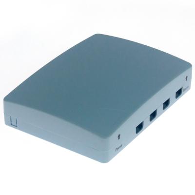 China TK-1806-04B SC 4 8 Ports LC Plastic Desk Type FTB Fiber Termination Box for sale