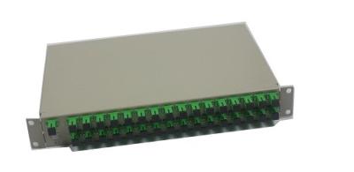 China 1x32 SC/APC Single Mode Rackmount Type Fiber Optical PLC Splitter in Telecom for sale