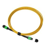 China 8F 12F 24F MTP MPO Fiber Trunk Cable LSZH For 10G 40G 100G 400G for sale