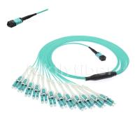 China MPO MTP OM3 OM4 OM5 Fiber Patch Cord 24 Cores for sale