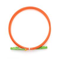 China E2000 APC Fiber Optic Cable Green Connector Multimode Fiber Cable Patch Cord for sale