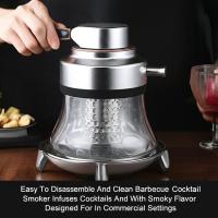China Easy To Disassemble And Clean Barbecue Cocktail Smoker Infuses Cocktails And Food With Smoky Flavor Designed For In Commercial Settings for sale