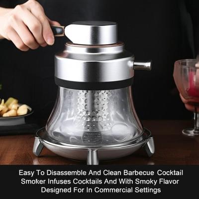 China Easy To Disassemble And Clean Barbecue Cocktail Smoker Infuses Cocktails And Food With Smoky Flavor Designed For In Commercial Settings for sale