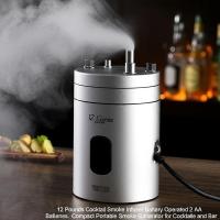 China 12 Pounds Cocktail Smoke Infuser Battery Operated 2 AA Batteries Compact Portable Smoke Generator for Cocktails and Bar for sale