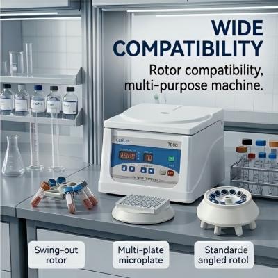 China Economic Desktop 4000rpm Lab Centrifuge TD4D 2200xg Compact Size for Small Laboratory and Blood Testing for sale