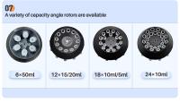 China Hot Selling Low Speed 24x10ml Centrifuge 24 Placer Digital Brushless Motor Angle Rotor 4000r/min 2200*g for sale