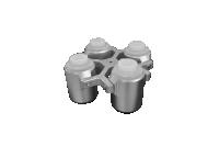 China 4x1000ml Centrifuge Floor Standing for sale