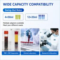 China CTL420 Swing Out Rotor P-R-P PRF Centrifuge 4200rpm 4x50ml Horizontal Low Speed Tabletop Lab Centrifuge for sale