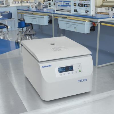 China CENLEE CTL420 Best Seller Portable Horizontal Swing Stainless Steel Laboratory Centrifuge 4200rpm 2760g Max RCF for PRF Product for sale
