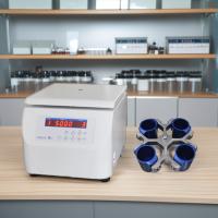 China Microcomputer-Controlled Tabletop Laboratory Centrifuge 2000ML Large Capacity Low Speed Basket Centrifuge Accessories for Lab for sale