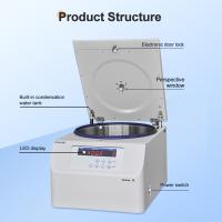 China Microcomputer-Controlled Tabletop Laboratory Centrifuge 2000ML Large Capacity Low Speed Basket Centrifuge Accessories for Lab for sale
