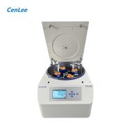 China Tabletop Large Capacity Centrifuge 4x750ml Swing Rotor Bar Available Low Speed 500ml Cocktail Purification Centrifuge Machine for sale
