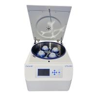 China Tabletop Large Capacity Centrifuge 4x750ml Swing Rotor Bar Available Low Speed 500ml Cocktail Purification Centrifuge Machine for sale