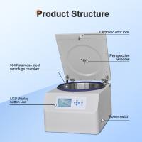 China Large Capacity 4x750ml Tabletop Laboratory Centrifuge Low Speed Cocktail Purification Machine with Swing Rotor for sale