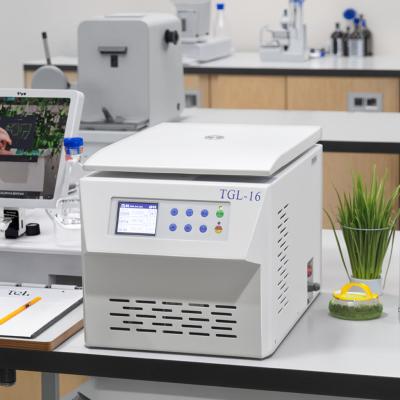 China TGL-16 Bench Top High Speed Centrifuge LCD Automatic Balancing for DNA/RNA/Protein Separation Iotech Pharmacy Hospital Labs for sale