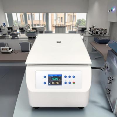 China CE Certificated 6000rpm Low Speed Centrifuge Machine 50ml 15ml 6 Placers Sample Separation for Hospital Laboratory Use for sale