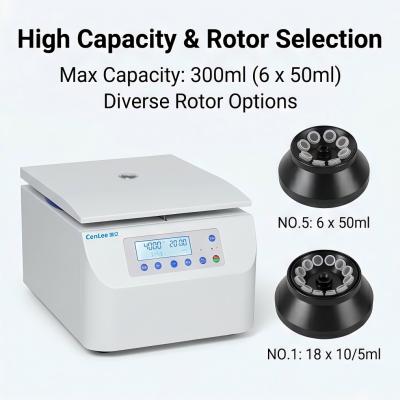 China Professional 4000 RPM Benchtop Centrifuge CenLee4K for Platelet-Rich Plasma Blood Separation Low Speed Centrifuge for Laboratory for sale