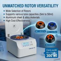 China Professional 4000 RPM Benchtop Centrifuge CenLee4K for Platelet-Rich Plasma Blood Separation Low Speed Centrifuge for Laboratory for sale