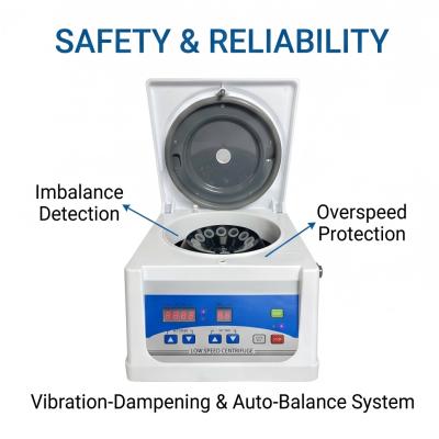 China TD4D Benchtop Clinical Centrifuge 4000 RPM with Air Cooling System for Stable Hospital Laboratory Operation for sale
